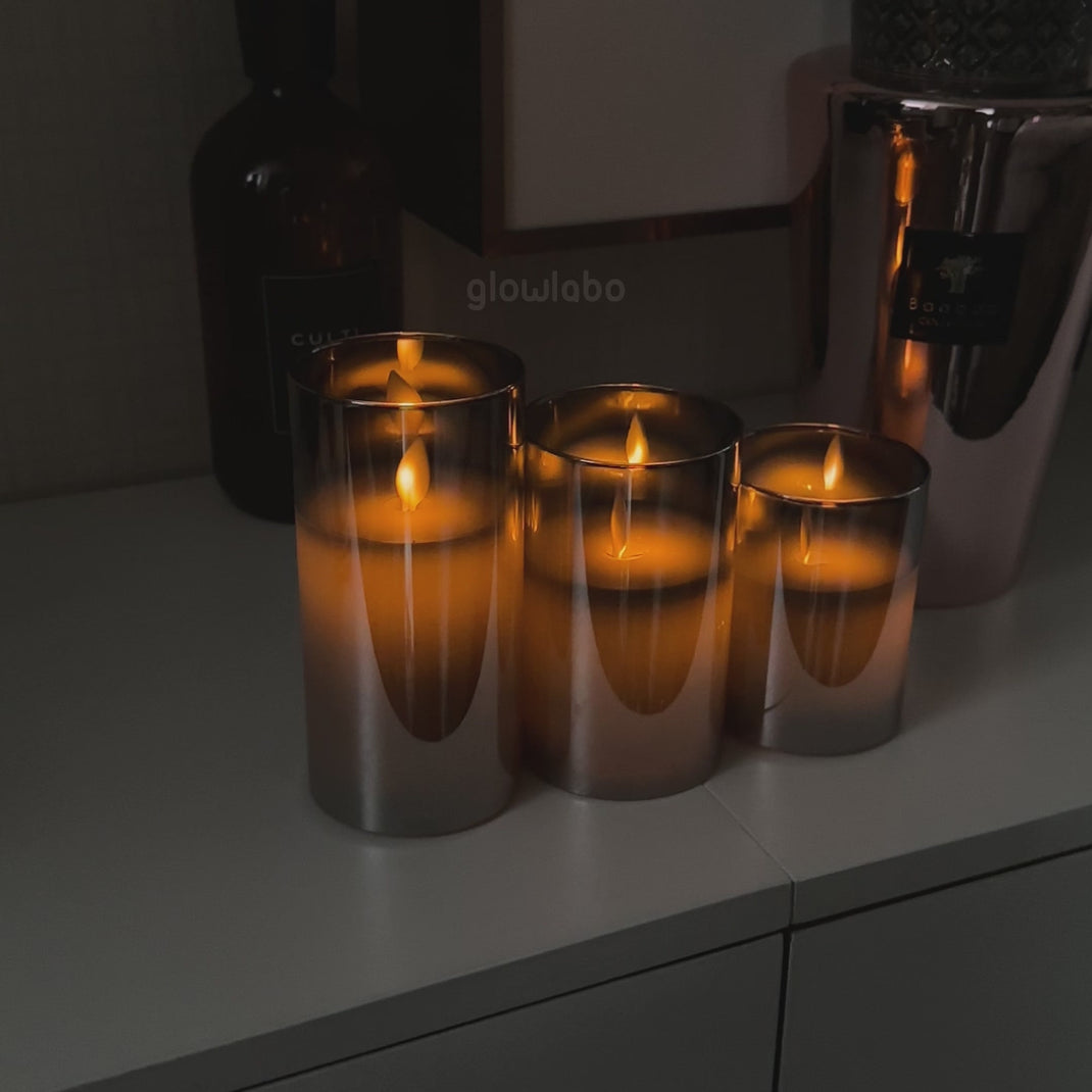 Glowlabo® Flameless Candles Set